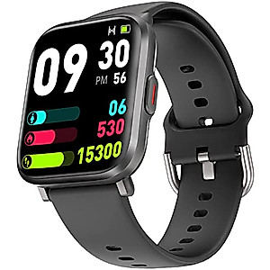 ZOSKVEE Smart Watch for Android iOS Phones, Smartwatch with Heart Rate Sleep Monitor, Pedometer Fitness Watch, Fitness Tracker with 5ATM Waterproof for Men, Women