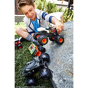 Hot Wheels Monster Trucks 1:24 Scale Pizza Co Vehicle for Kids Age 3 4 5 6 7 8 Years Old Great Gift Toy Trucks Large Scales