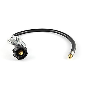 DELSbbq 21" QCC1 Hose and Regulator Kit with 1/8 NPT Male Thread Replacement Parts for Weber Propane Grills,Replacement for Weber 7503