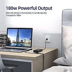 180W AC Charger Fit for GF63 GS65 GS66 GF65 GE70 GS63 GL62 GS73 GS75 GE72 GS43 GS40 GE62 GF62 GF72 GF75 GL72 M VR MVR Stealth Apache Thin Phantom Pro Laptop Power Adapter Supply Cord