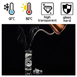 EZOWare 10oz Clear Glass Jars Bottle, 10pc Set Airtight Canister, Small Food Storage Containers with Natural Bamboo Lids and Chalkboard Labels for Kitchen, Bathroom, Home Decor, Party Favors