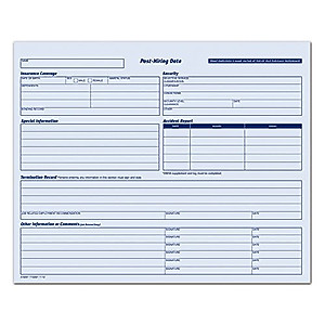 Adams Employees Personnel File Folder, Heavy Card Stock, 11-3/4 x 9-1/2 Inches, Pack of 20 Folders (9287ABF) ,Blue/White