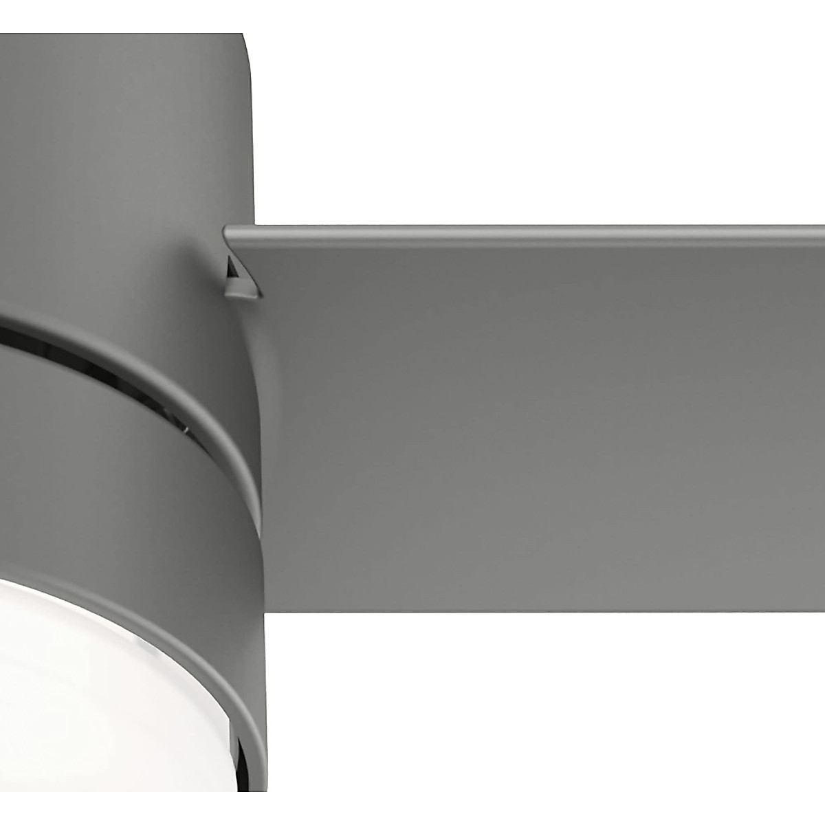 Hunter Fan Company Gilmour 44-inch Indoor/Outdoor Matte Black Casual Ceiling Fan With Bright LED Light Kit, Remote Control, Reversible WhisperWind Motor and SureSpeed Technology Included