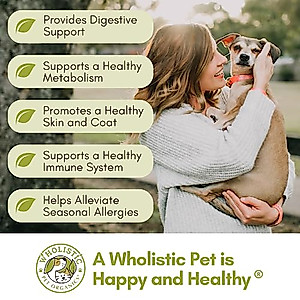 Wholistic Pet Organics: Multivitamin Chews for Dogs Organic Homemade Dog Treat for Medium and Small Dogs Calming Chews for Dogs Food Puppy Multivitamin Probiotics Immune Support Supplement