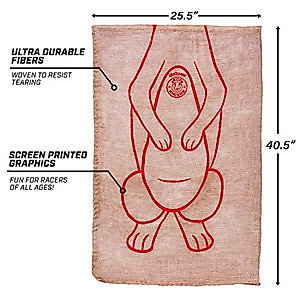 GoSports Disney Pixar Sack Race Party Games by - 6 Pack Bags for Kids - Mickey & Friends, Cars, and Roo Racers