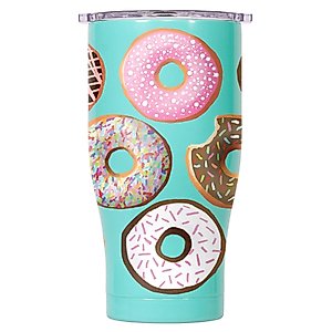 ORCA Chaser 27oz | Insulated, Stainless Steel Bottle with a Spill Proof Whale Tale Lid, Dishwasher Safe Tumbler for Hot & Cold Drinks — Donuts