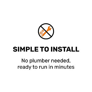 YARNA Capacitive Electronic Water Descaler System - Alternative No Salt Water Softener System for Whole House, Reduces The Effects of Limescale [Max 2" Pipe]