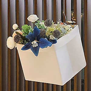 MILILOVE 3Pcs Felt Storage Basket 9x9x10 Cube, Fabric Cloth Storage Bin, Collapsible Organizer with Handle for Cloth Toys Fordable Bin for Bedroom Playroom Office (3)