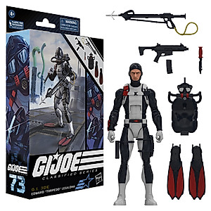 G.I. Joe Classified Series Edward “Torpedo” Leialoha,Collectible Action Figures,73,6 inch Action Figures for Boys & Girls, with 6 Accessories