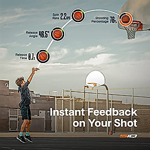 SiQ Smart Basketball, App, and Sensor | Shoot Better Now – Proven Results. Kids to Pro | Next-Gen AI Shot Analyzer, Realtime Shooting Coaching, Pro Leather Ball - ‎Men’s Size 7 + 12M Subscription