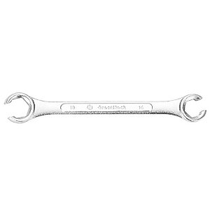 GreatNeck FNW16 16 x 18 Millimeter Flare Nut Wrench, For Brake Line Wrench Set, For Flare Nut Wrench Set, Chrome Plated Drop Forged Steel