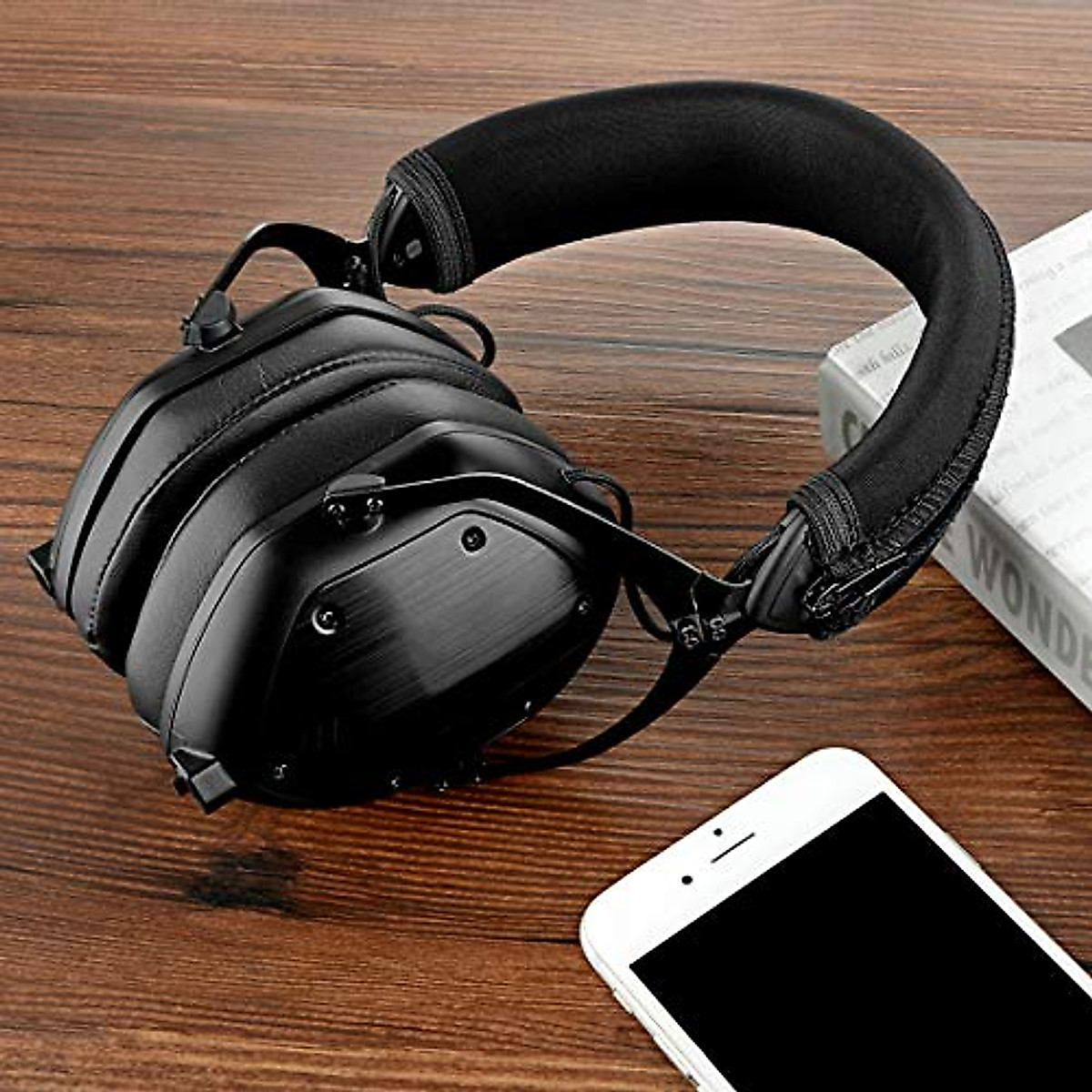 Geekria Headband Cover Compatible with V-Moda Crossfade LP, Crossfade M-100, Crossfade Wireless Headphone/Headband Protector/Headband Cover Cushion Pad Repair Part, Easy DIY Installation.