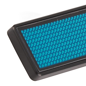 LED Digital Nametag, Rechargeable Programmable Name Badge Card ID with Magnet/Pin for Restaurant Party Bar(Blue)