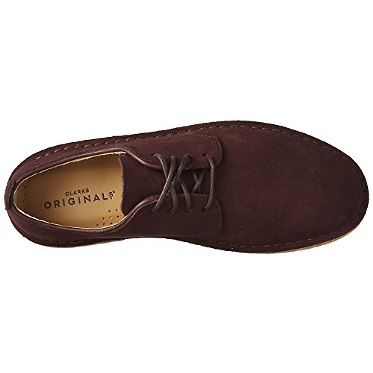 Clarks - Mens Desert London Low Boot, Size: 7.5 D(M) US, Color: Burg Suede