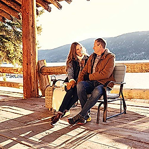 Lifetime 2871 Outdoor Glider Bench, 4 Foot, grey