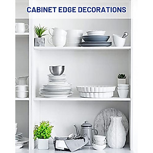 FAKILO Melamine Edge Banding White 3/4 inch x 25 ft Veneer Edging Easy Application Iron on Edge Banding Tape for Cabinet Plywood Repairs Furniture Restoration