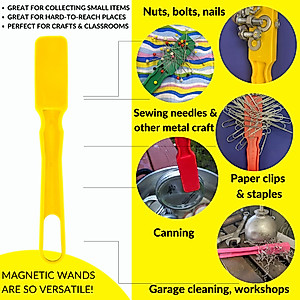 MR CHIPS Made in USA Magnetic Wand with 100 Bingo Plus Extra Yellow