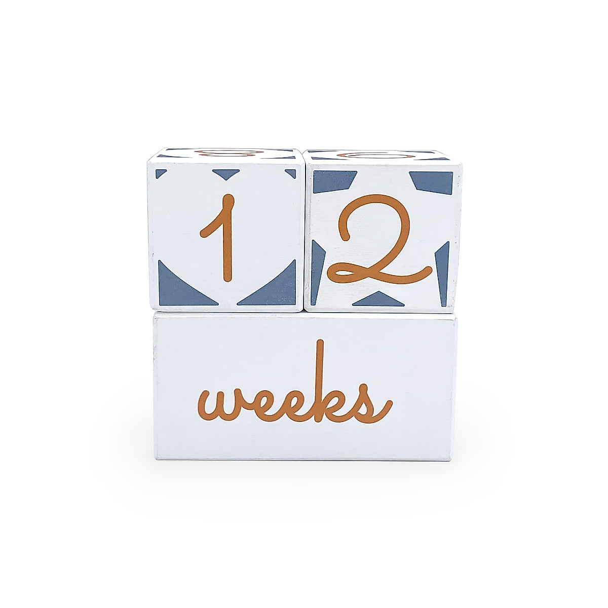 Baby Monthly Milestone Blocks Gender Neutral for Baby Boy and Girl Age Blocks for Photo Props Baby Milestone Blocks with Baby Milestone Board
