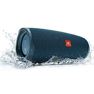 JBL Charge 4 Portable Waterproof Wireless Bluetooth Speaker - Blue (Renewed)
