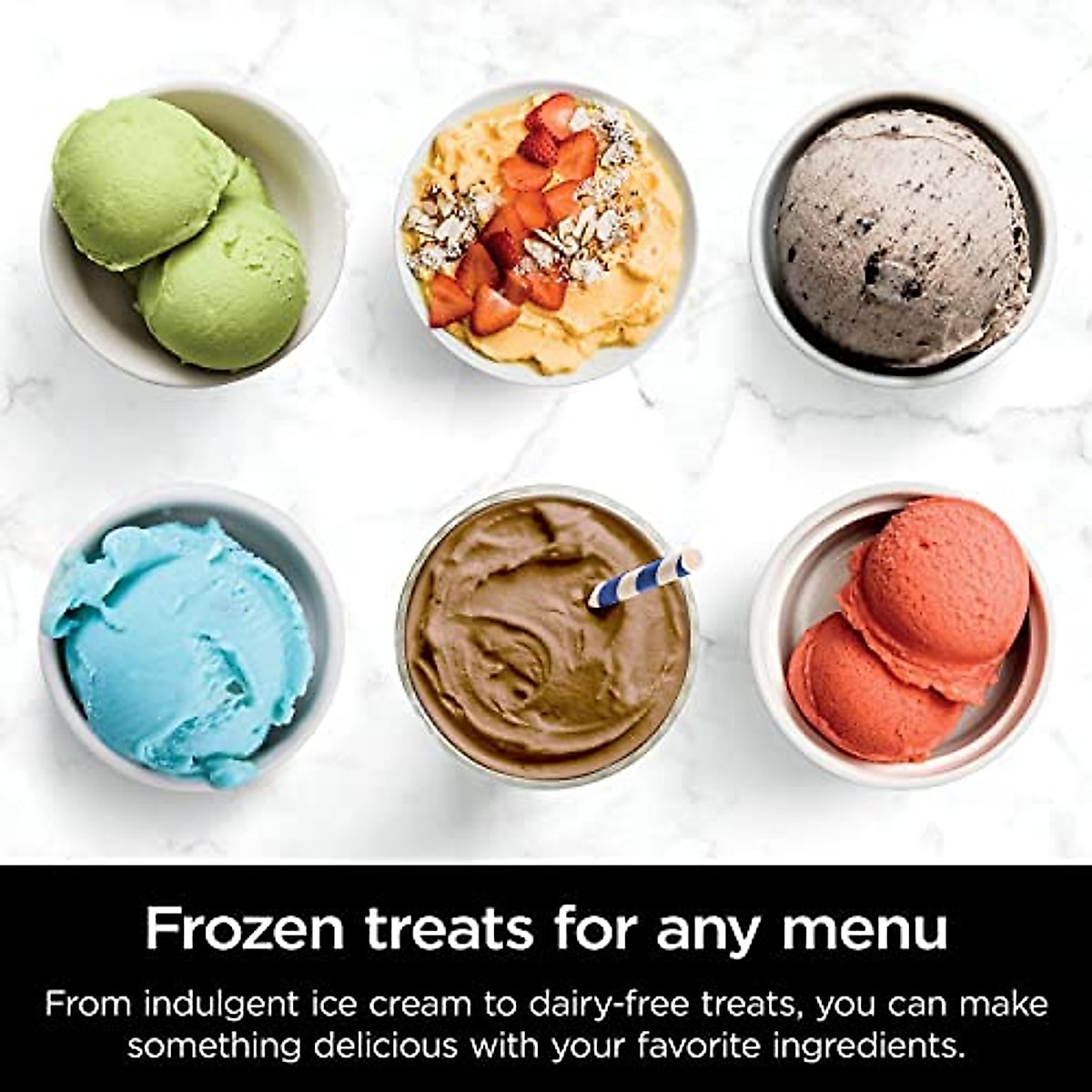 Ice Cream Pints Cups Reusable Ice Cream Pints Containers Kitchen Accessory with Lids for Ninja XSKPLID2CD, Compatible with NC299AMZ C300s Series to Ice Cream Mix Finished Products Storage (1PC Grey)