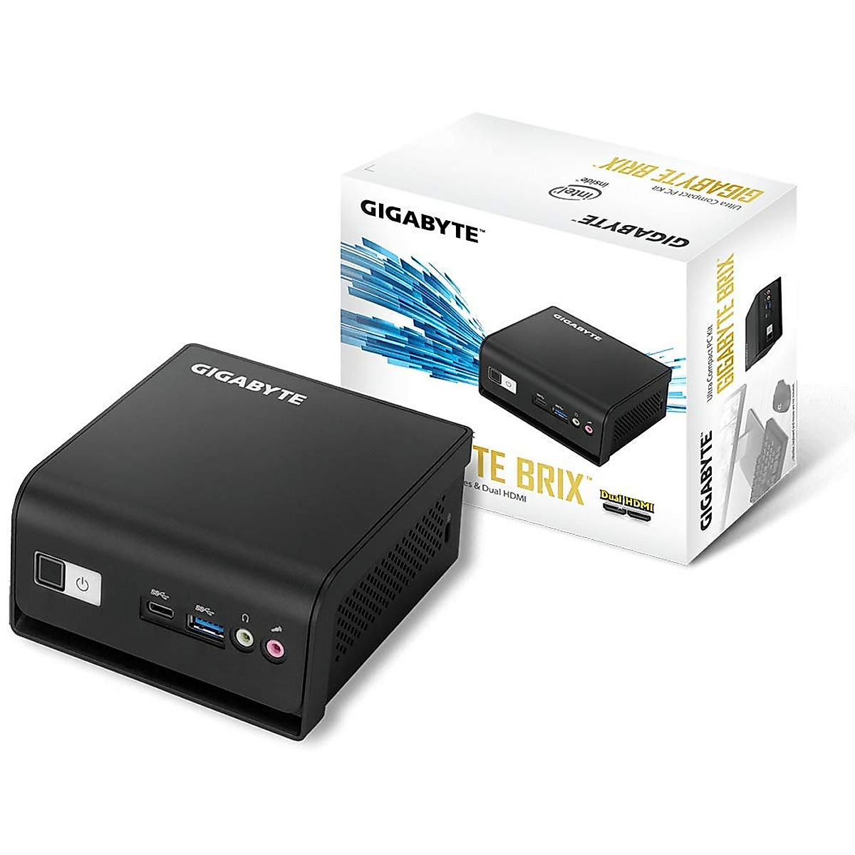GIGABYTE Ultra Compact Mini PC/Intel UHD Graphics 600/2.5" HDD SSD/HDMI (2.0) Component- GB-Blce-4105R