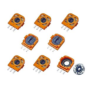 ElecGear 8X FU 2.3K Replacement Potentiometer + Drift Fix PCB for PS5 DualSense Wireless Controller, Trim Pot Resistor Thumbstick Module Sensor for Favor Union Analog Joystick