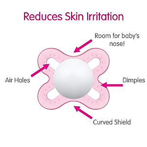 MAM Feed & Soothe Bottle & Pacifier Gift Set, Unisex, 0+ Months, 6-Count