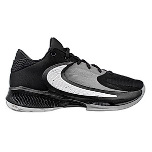 Nike Men's Zoom Freak 4 shoe, Black/White-light Smoke Grey, 10.5