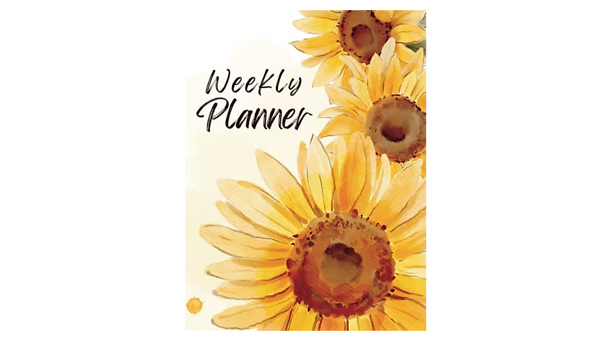 Weekly Sunflower Planner 2024 | Monthly & Weekly Organizer for ...