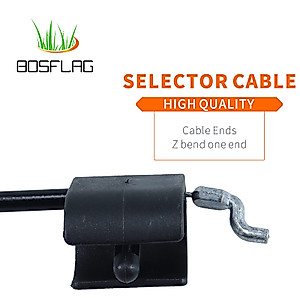 BOSFLAG 946-04091 Control Cable Replaces MTD 946-04091 Clutch Cable, 946 04091, 94604091, 746-04091 Control Cable, 746 04091 Control Cable, 74604091 for Troy-Bilt Squall 521, 721, 5521 Snowblower