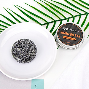 Reverse Grey Hair Shampoo Bar - Moisturizer, Extra Strength Refreshing Scalp , Gray Hair Coverage, Darkening, Natural Solid Shampoo, for Women and Men, Restore Shiny Hair, Paraben Free, 2.15 Oz