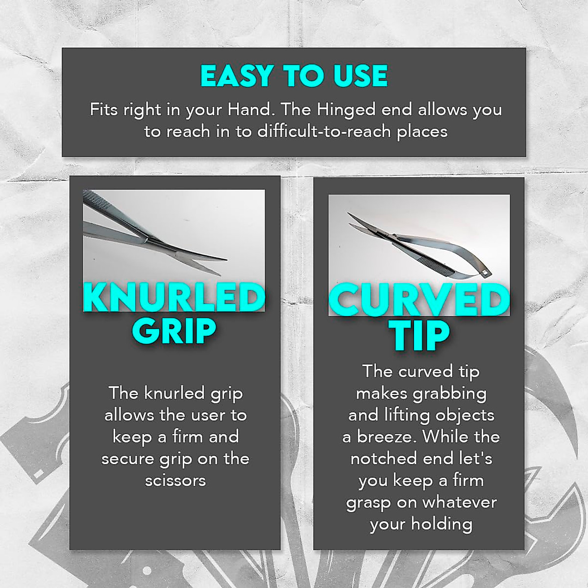 SE 4-1/2" Curved Iris Scissors with Spring - SP46C