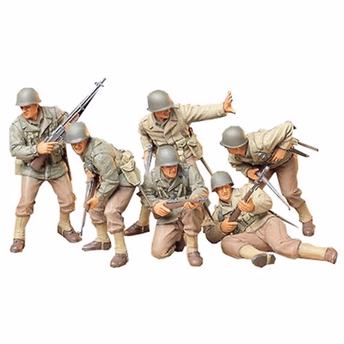 Tamiya 35192 – WWII US Infantry Attack Figurines 1:35 – Set of 6