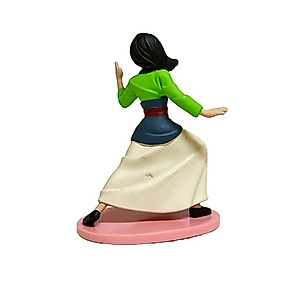 Mulan Playful In Action PVC Cake Topper Figure Figurine Rare Collect New 3” Gift