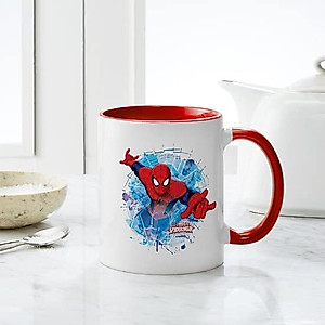 CafePress Spiderman Web Mug Ceramic Coffee Mug, Tea Cup 11 oz