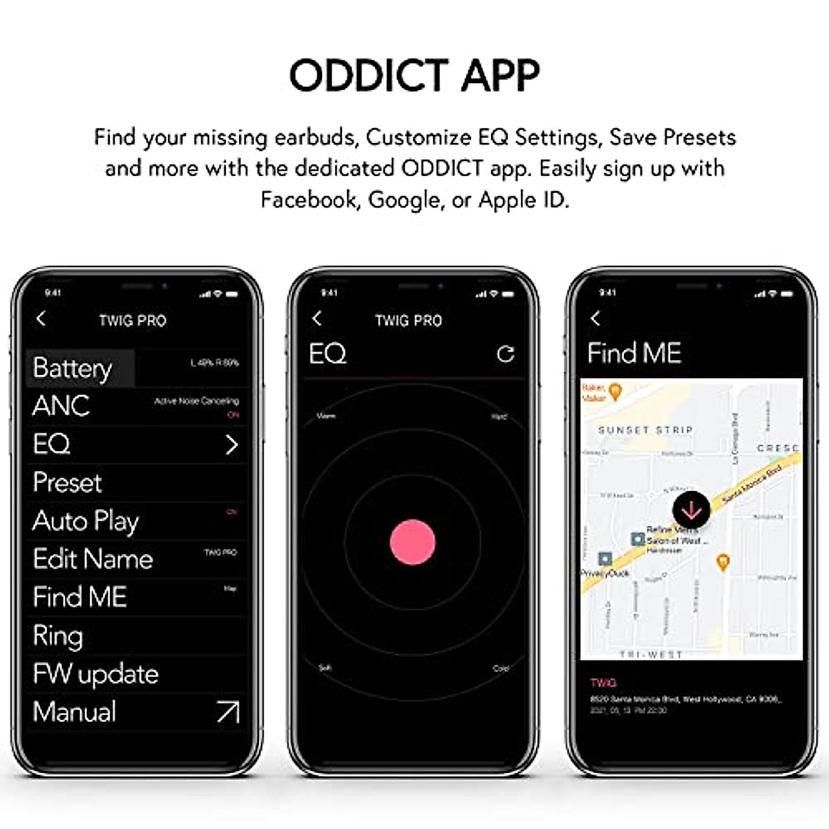Phiaton ODDICT TWIG PRO Bluetooth Earbuds, Hybrid Active Noise-Canceling Earbuds, True Wireless Earbuds with Qualcomm Snapdragon Sound, Ergonomic Half-in-Ear Design, Aluminum Gray