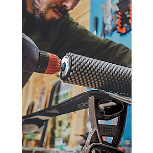 XCMAN Snowboard Nylon Roto Brush for Waxing Fits 10mm Hex Shaft 200mm Length (Roto Soft Nylon Brush)