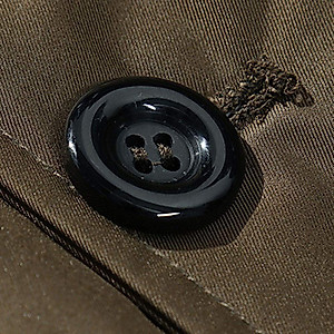 Teresamoon Men Winter Warm Hooded Zipped Thick Solid Fleece Coat Cotton-padded jacket (Most Wished & Gift Ideas)