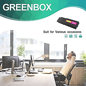 GREENBOX Remanufactured Xerox VersaLink C400 C405 Magenta Toner Cartridges Replacement for 106R03515 for Versalink C400N C400DN C405N C405DN Printer (1 Pack)