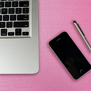 ElastPro EVA Useful and Multipurpose Anti Slip Mat/Sheet for Fridge, Bathroom, Kitchen, Drawer, Shelf Liner (Pink, 11.8 Inch X 59.05 Inch)