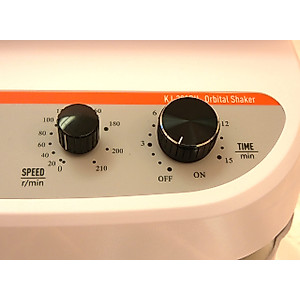 Orbital Shaker, Adjustable Speed 0-210 RPM, Lab Horizontal Rotator, Platform Size 12" x 8.5"