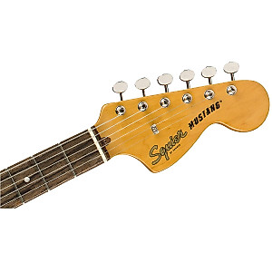 Squier Classic Vibe 60s Mustang Electric Guitar, with 2-Year Warranty, Sonic Blue, Laurel Fingerboard