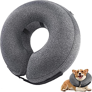 Dog Cone Collar, Gray,M-1