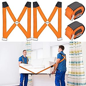 Acelane Moving Straps Lifting Straps for 2 Person Shoulder Moving Straps Carrying Straps for Moving Appliances Furniture Mattresses Heavy Objects up to 800lbs Safe Moving Equipment