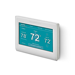 Honeywell Home RTH9600WF Smart Color Thermostat Energy Star Wi-Fi Programmable Touchscreen Alexa Ready - C-Wire Required, Not Compatible with Line Volt Heating