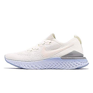 Nike Women's Epic React Flyknit 2 Running Shoe Sail/Aluminum/Metallic Silver/Sail 8 M US
