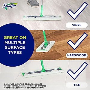 Swiffer Sweeper Dry + Wet XL Sweeping Kit, 1 Sweeper, 8 Dry Cloths, 2 Wet Cloths