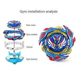 Battling Tops Burst Battle B-187 Savior Valkyrie.Sh-7 Gyro Toys for Kids with Launcher (B-187)