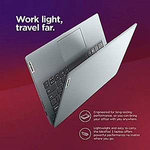 Lenovo 14" IdeaPad 1 Laptop, Intel Dual-core Processor, 14" HD Display, 4GB RAM, Wi-Fi 6 and Bluetooth, HDMI, SD Card Reader, Windows 11 Home in S Mode (256GB SSD Storage)