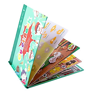 Adurello Kids Quiet Book Sensory Busy Book Cognitive Learning Toys Preschool Educational Montessori Toy for Toddlers